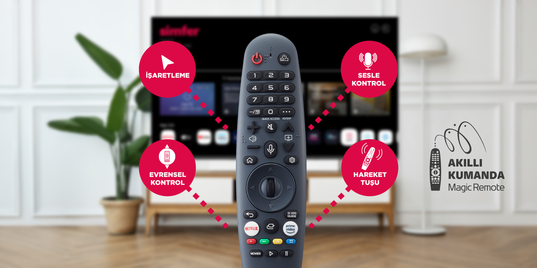 Simfer 55SFSW6M 140 Ekran 55 Smart & Akıllı TV WebOS LED 4K UHD ...